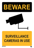 Beware - Surveillance Cameras in Use - Segno Visual Safety Solutions