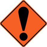 Temporary Hazard Warning