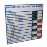 Custom Made Evacuation Boards