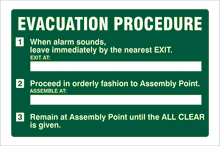 Evacuation Procedure - SW 438