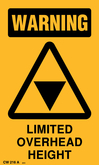 Warning - Limited Overhead Height - Segno Visual Safety Solutions