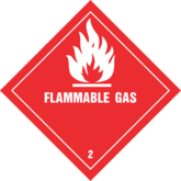 Class 2 Gas Flammable Sign - Segno Safety