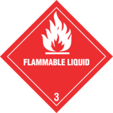 Class 3 Flammable Liquids Sign - Segno Visual Safety Solutions