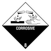 Class 8 Corrosive Sign - Segno Safety